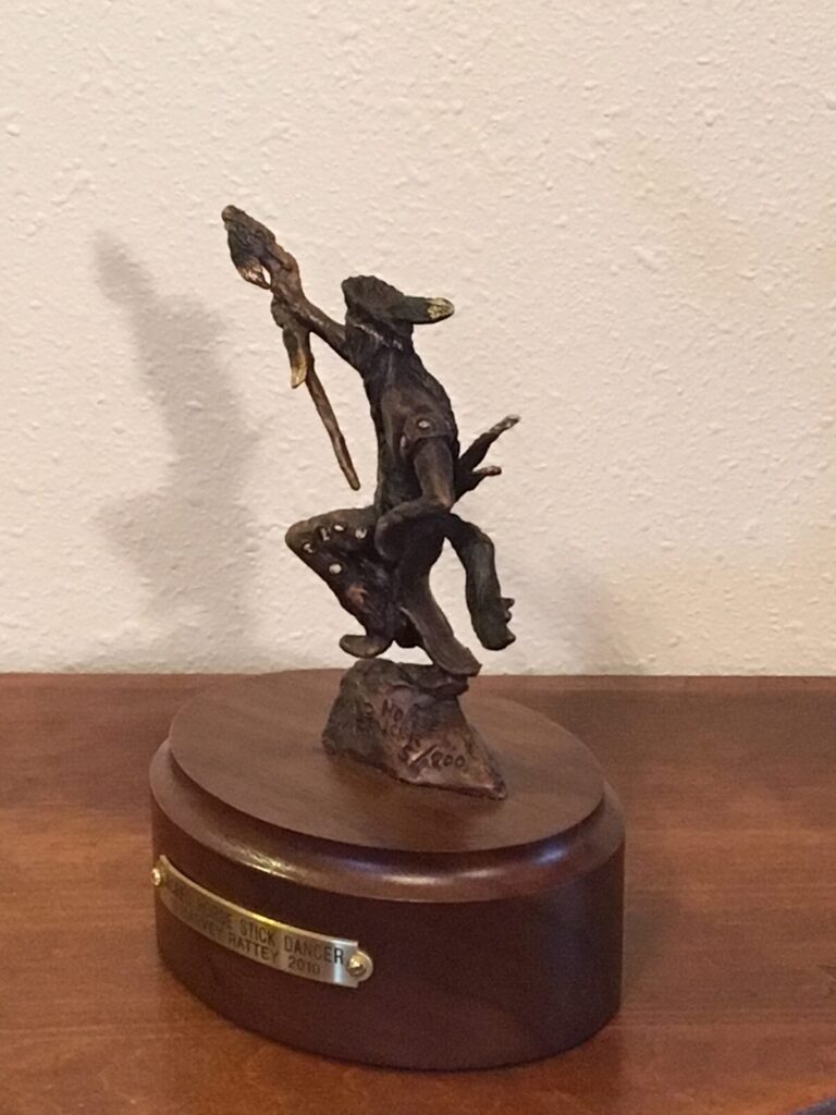 Sacred Horse Stick Dancer by Harvey Rattey